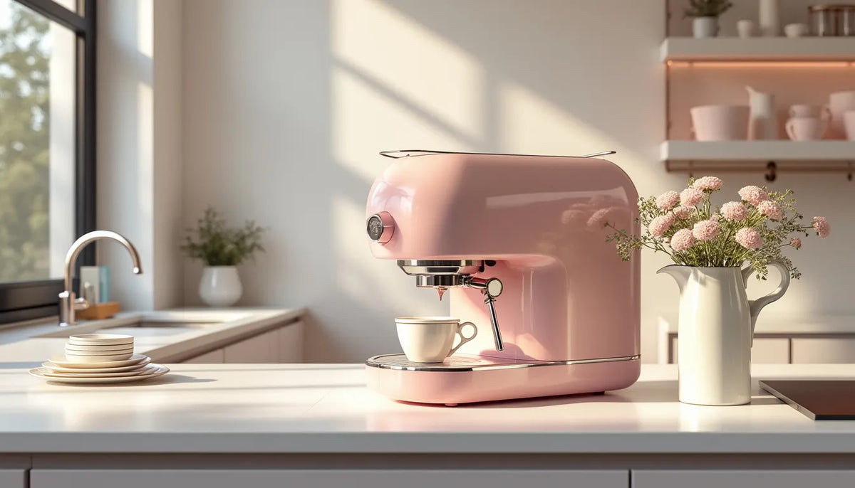 Brighten Your Kitchen with a Stylish Pink Coffee Machine – Hot Foot Coffee